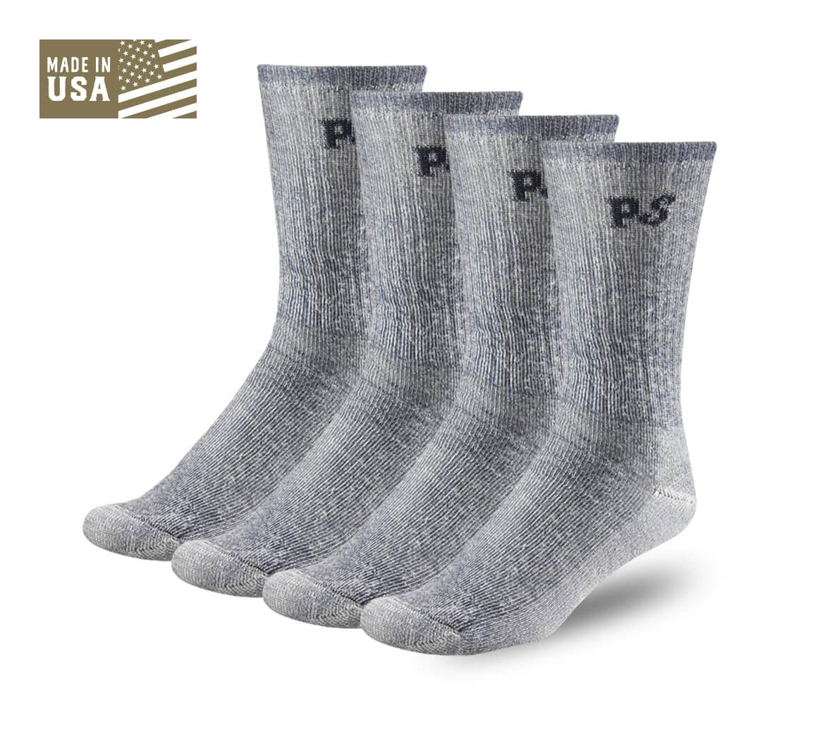 Below Zero Crew | American Made Merino Wool Socks | People Socks